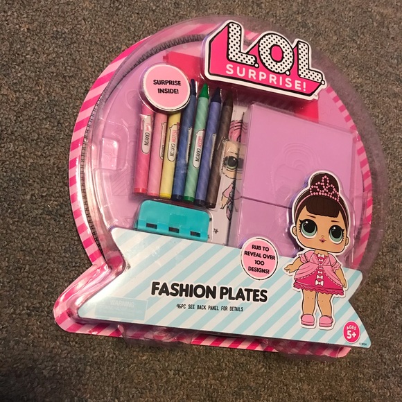 Mga | Other | Lol Surprise Fashion Plates Design Activity Kit | Poshmark